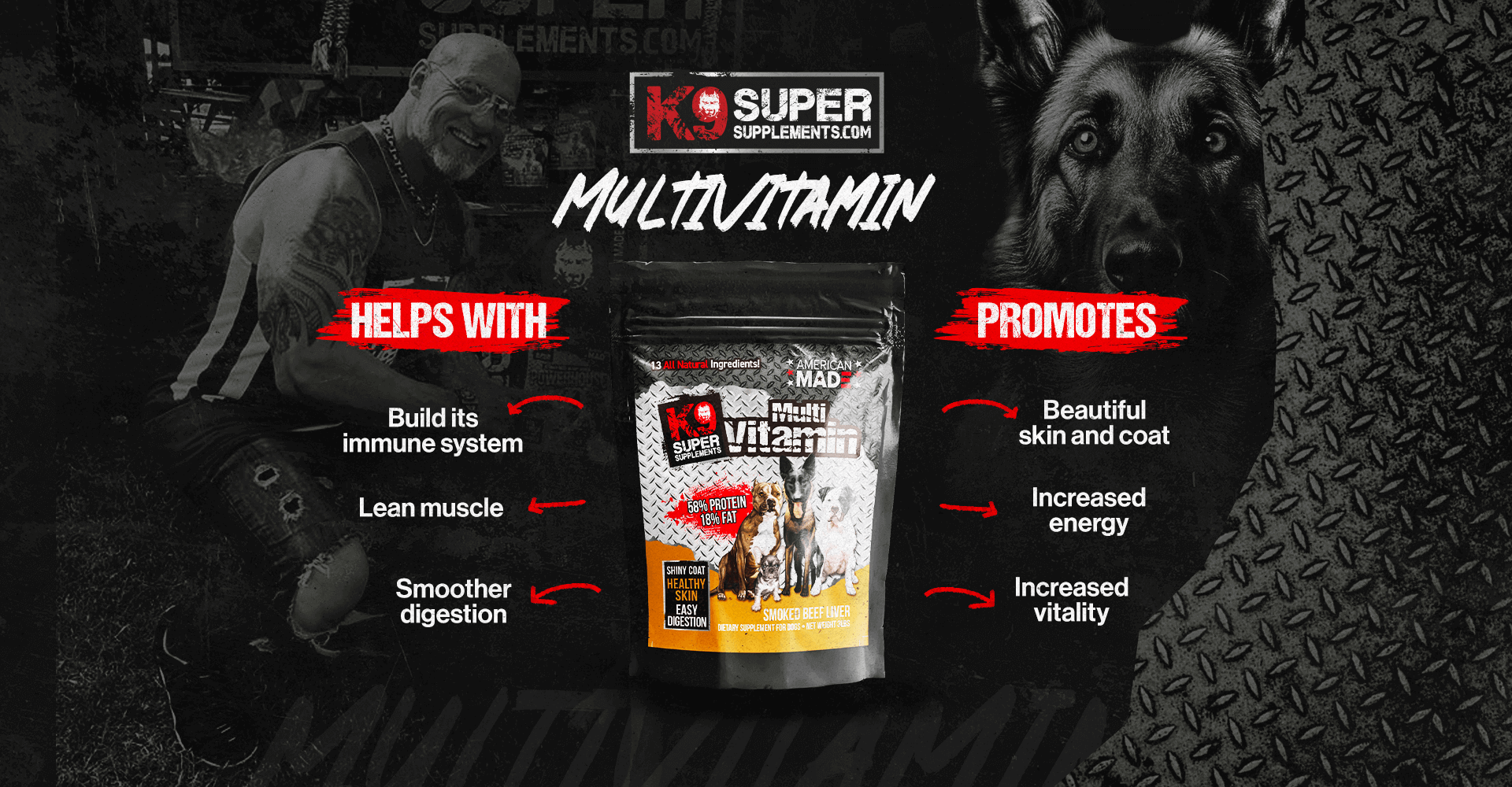 K9 Super Supplements - Premium All-Natural Dog Supplements